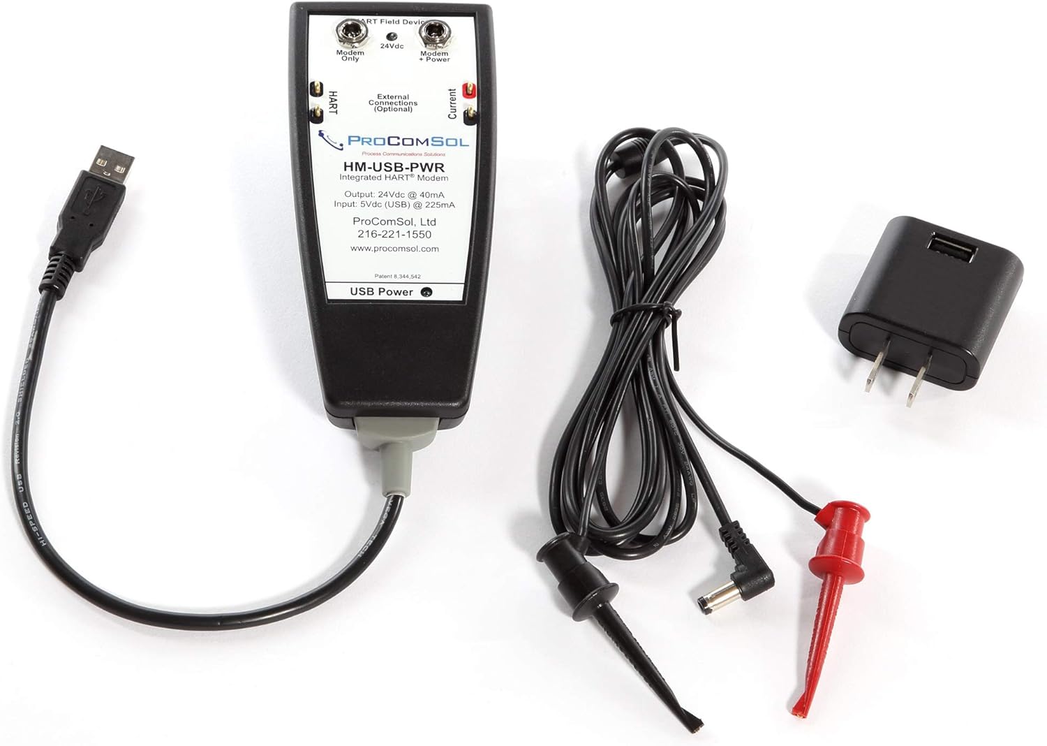 Amazon.com: ProComSol HM-USB-PWR, USB HART Modem, Integrated Power ...