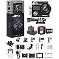 Amazon.com : AKASO Brave 4 Action Camera 4K 30fps with 64GB MicroSDXC ...