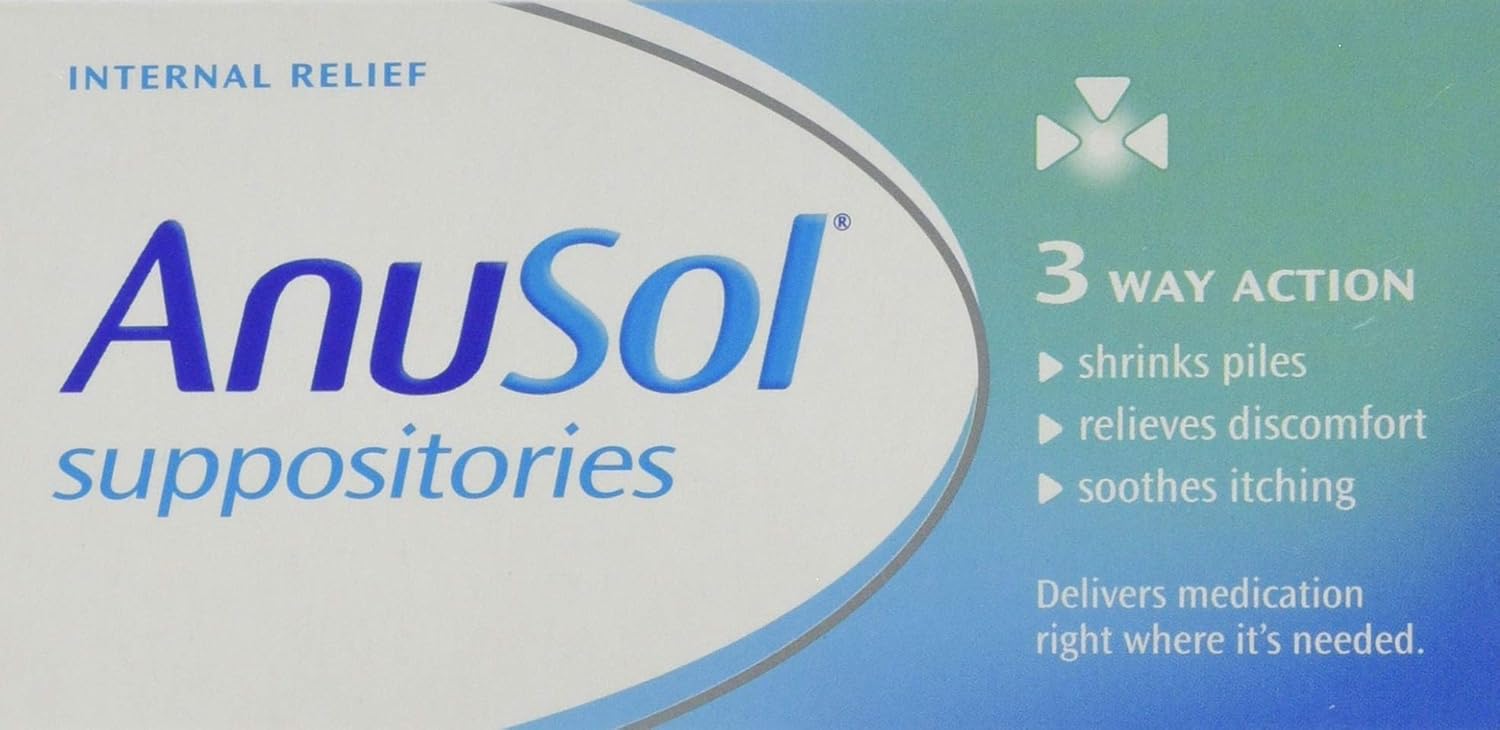 Anusol - Suppositories Treatment for Haemorrhoids - Shinks Piles ...