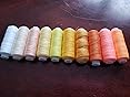 Amazon.com: Sewing Thread 60 Colors Sewing Industrial Machine and Hand ...