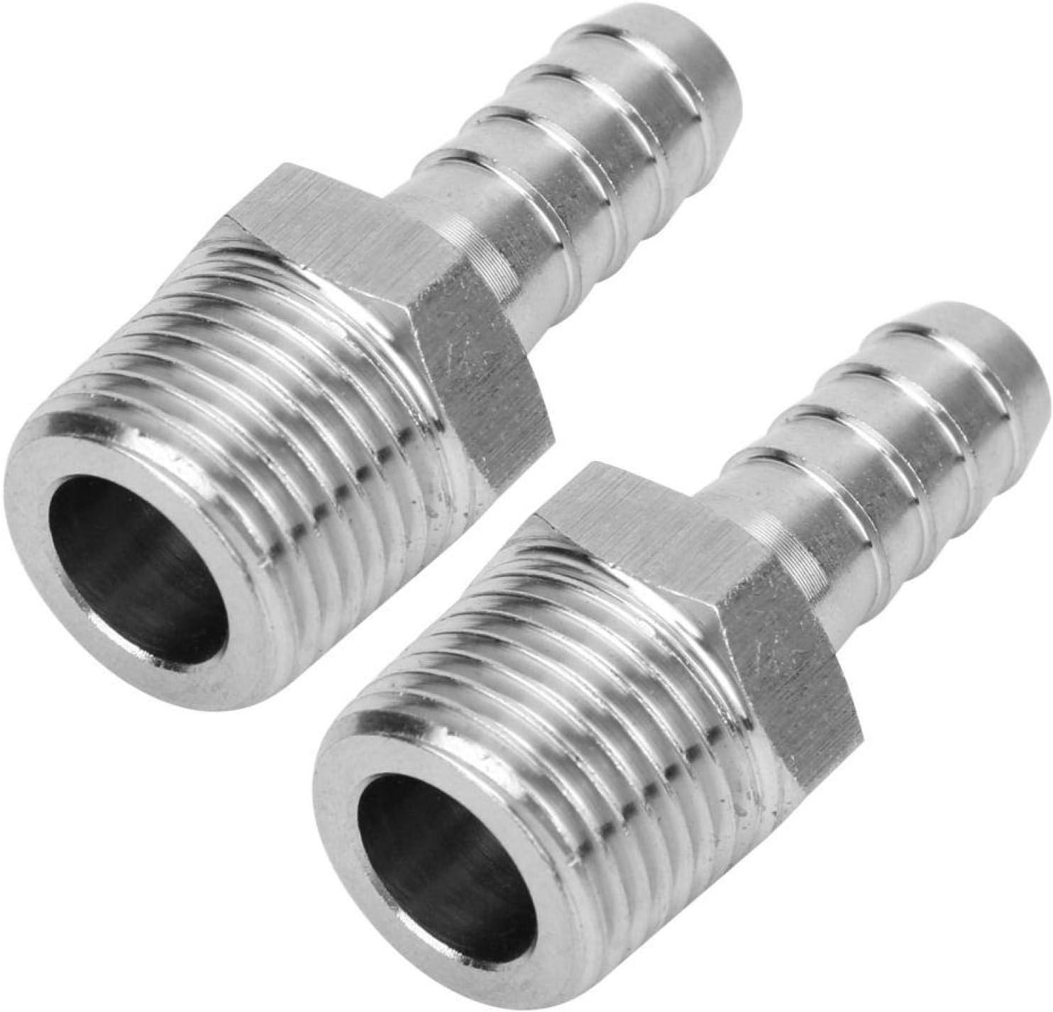 Oumefar 1/2in Quick Coupling Barb Male Thread Connector Barb Joint Pipe ...