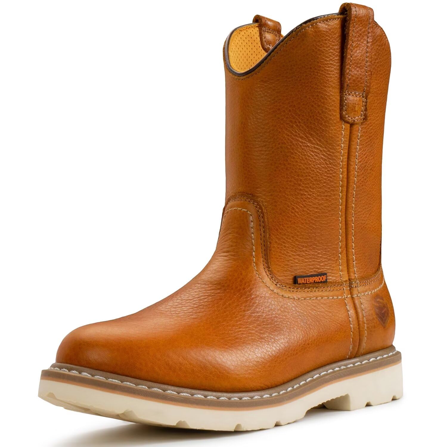 SUREWAY 10" Men's Soft/Steel Toe Waterproof Wellington Work Boot,Heavy ...