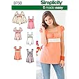 Amazon.com: Simplicity 6 Made Easy Pattern 3750 Misses Tunic or Top ...