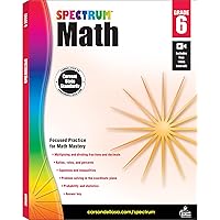 Spectrum 6th Grade Math Workbook, Multiplying and Dividing Fractions ...