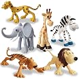 Amazon.com: ArtCreativity Cartoon Animals Figurines for Kids - Set of 6 ...