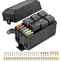 Amazon.com: Nilight Waterproof Relay Fuse Box 12V 6 Slots Relay Block ATC ATC Blade Fuse Holder ...