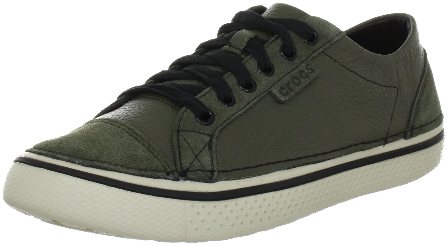 crocs Hover Lace Up Leather 11754, Herren Sneaker, Grün (Army Green ...