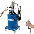 Biltek Portable 5 Gallon 20L Air Operated Grease Pump with 20FT High ...