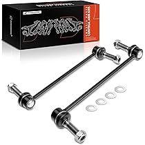 6Pc Front Inner Outer Tie Rod End + Stabilizer Sway Bar End