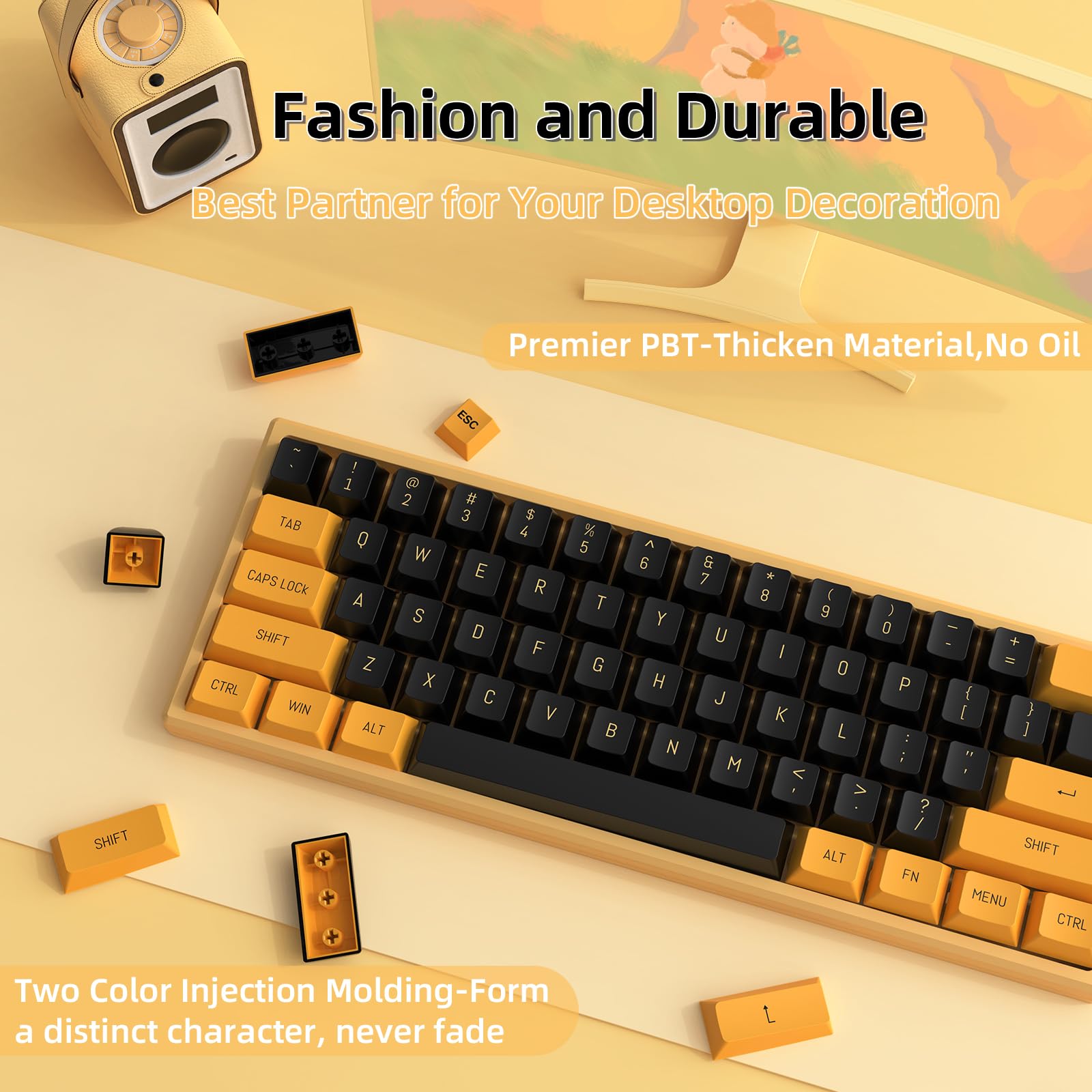 Mua 150 Key Custom PBT Keycap Set OEM Profile for 61/68/84/87/98/100 ...