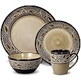 Amazon.com | Gourmet Basics Alexandria Dinnerware Set (16 Piece ...