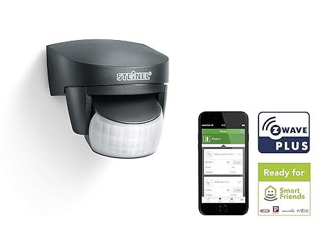 Steinel Smart Home motion sensor IS 140-2 Z-Wave black, Smart Friends ...
