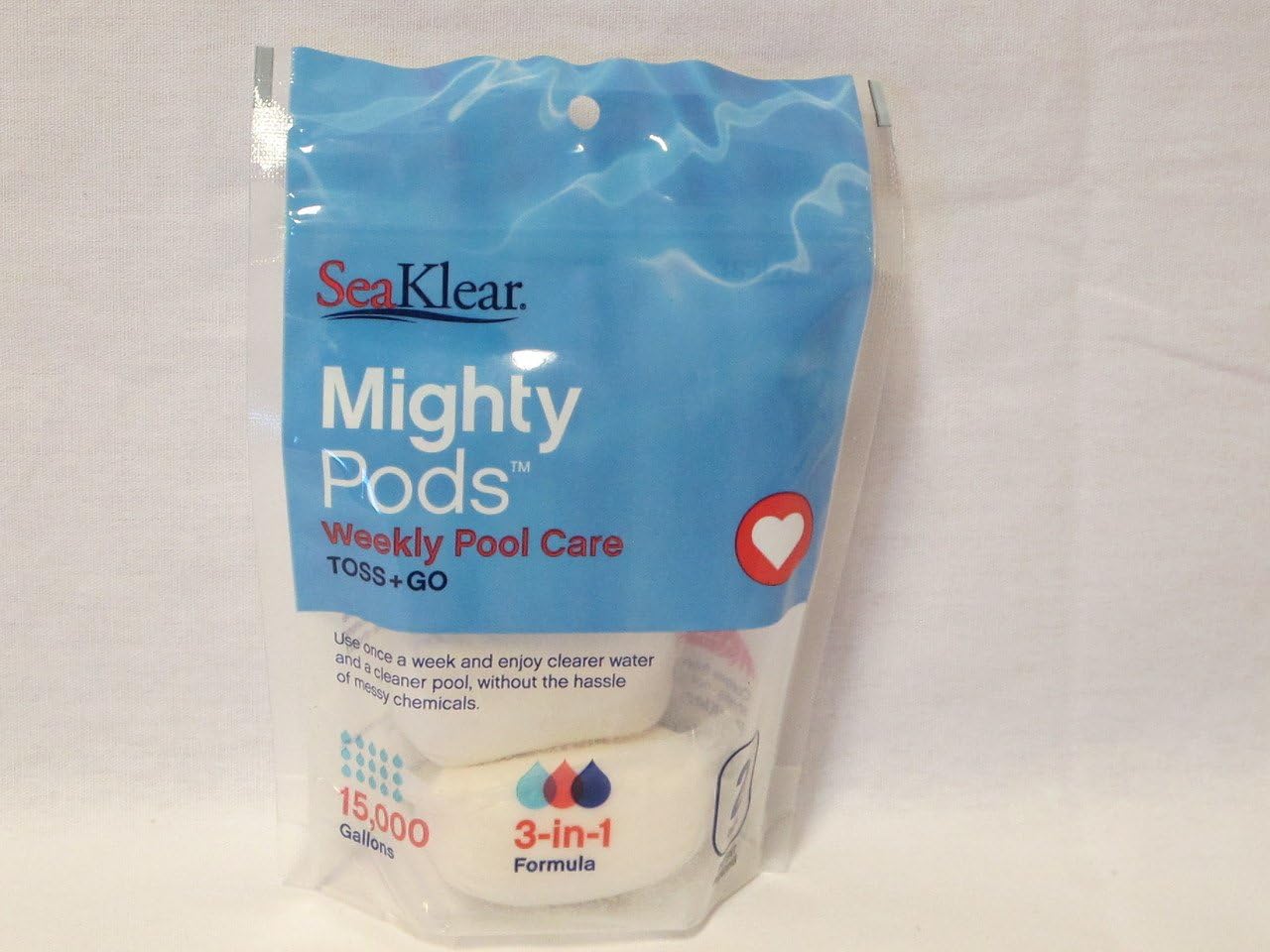 Amazon.com : Seaklear Weekly Pool Care Mighty Pods (2-pack) : Garden ...