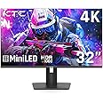 Amazon.com: KTC 32 Inch 4K Mini LED Monitor, Fast IPS, HDR1000 144Hz ...