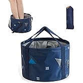 Amazon.com: Beinilai 20L Collapsible Bucket Foot Bath Basin, Folding ...