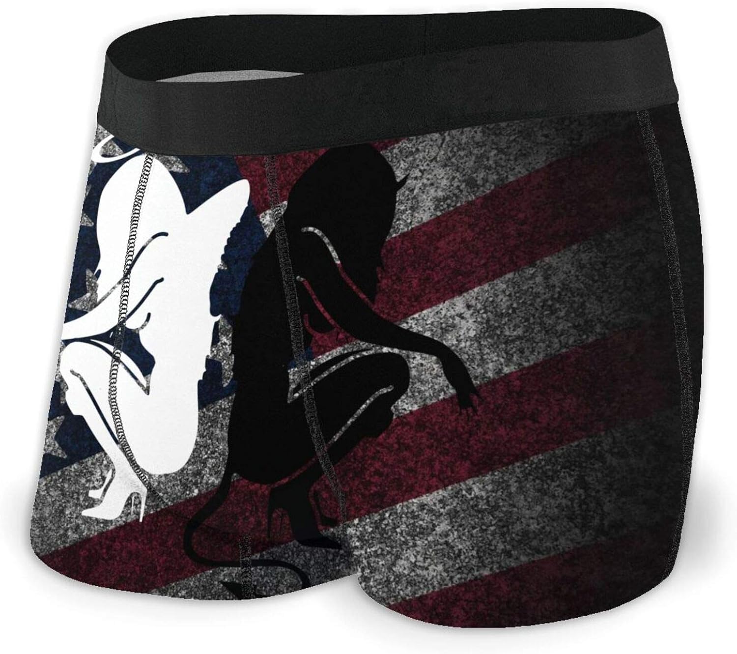 Devil Gemini Angel Demon Mans Comfort Cotton Boxer Brief Underwear ...