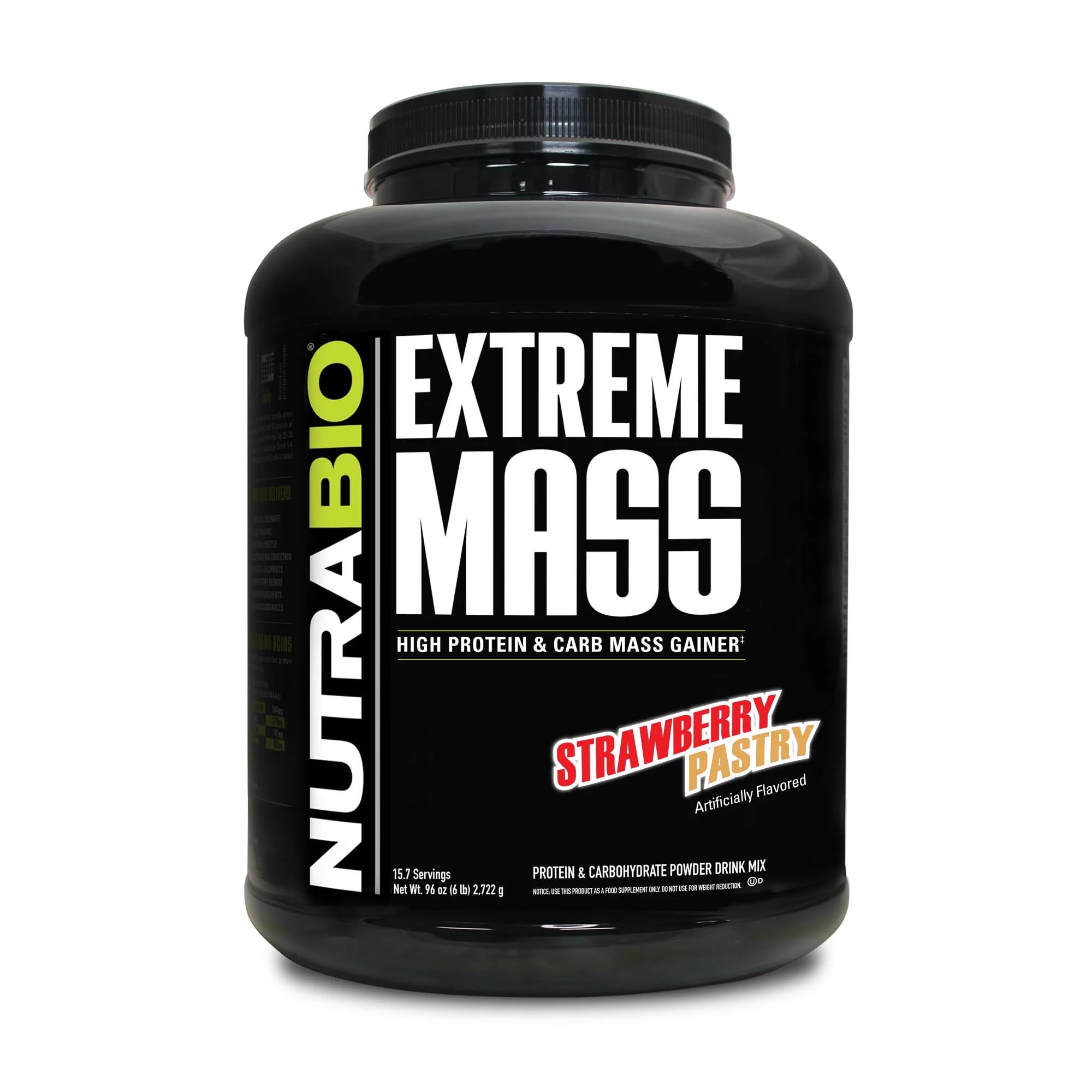 Mua NutraBio Extreme Mass Gainer Protein Powder, 53G Protein, Clean ...