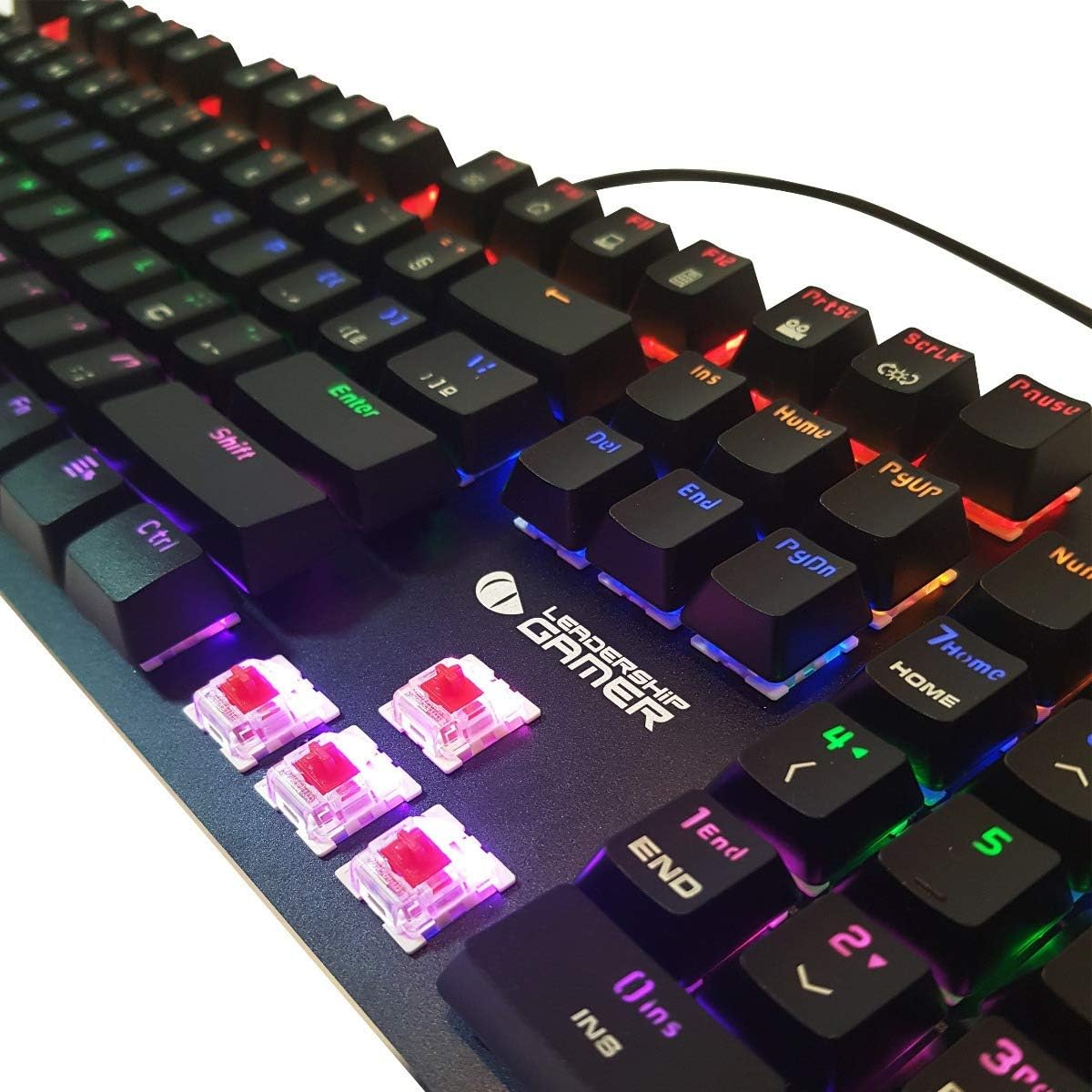 Teclado Gamer Leadership Attack Mechanical Tcg-0480 | Amazon.com.br