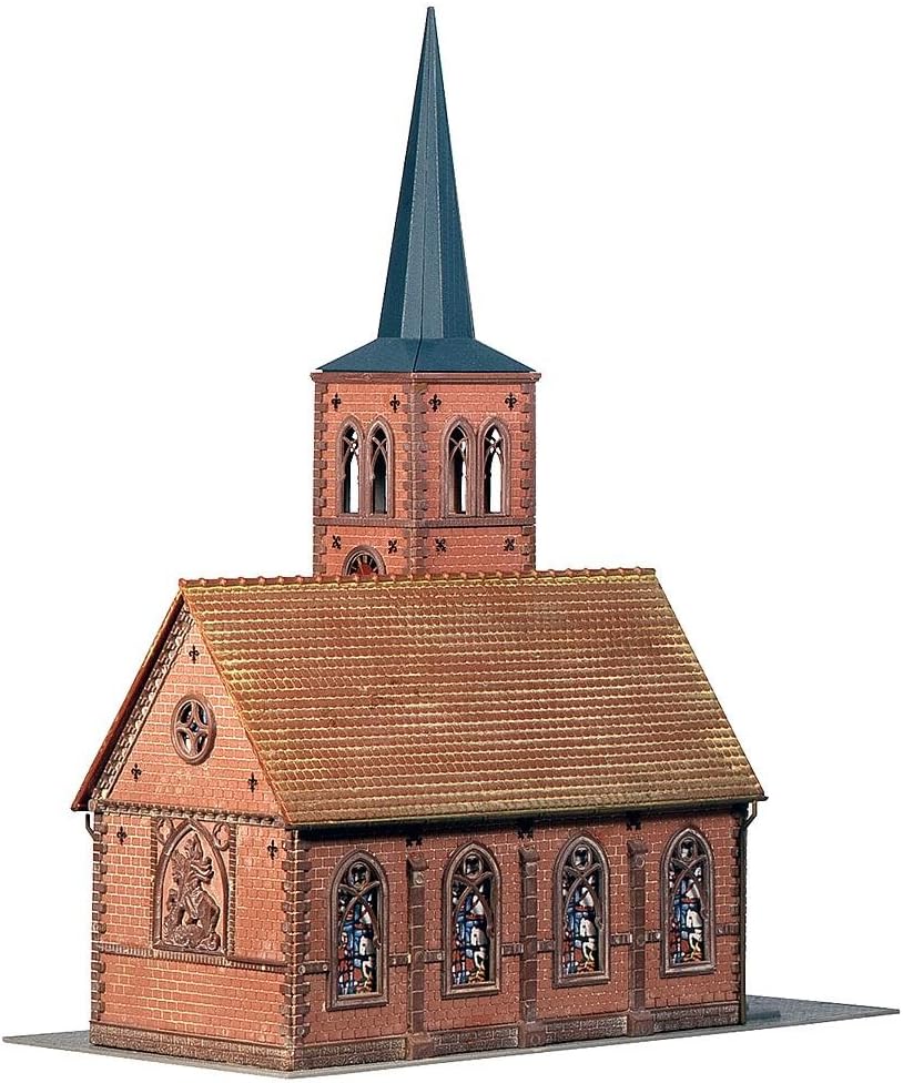 Faller 130239 Town Church HO Scale Building Kit, Small | eBay