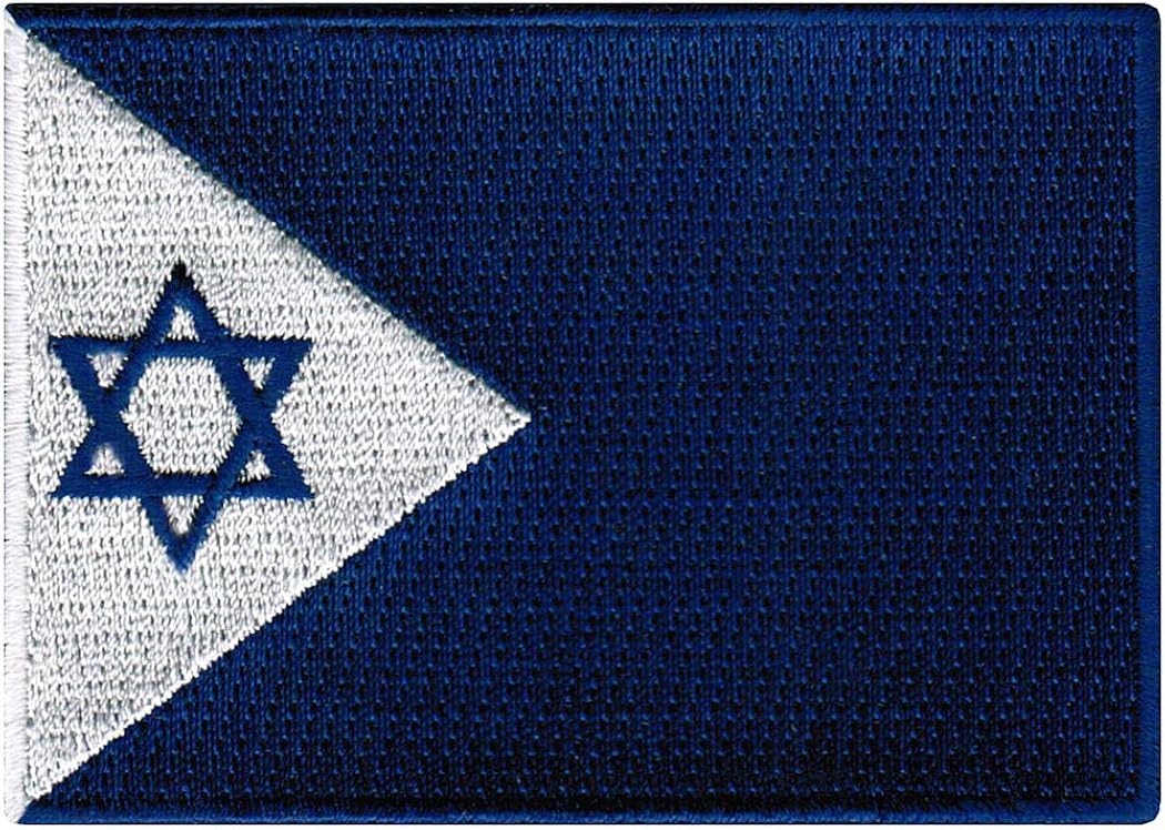 Amazon.com: Israel Navy Jack Patch Israeli Military Flag Embroidered ...