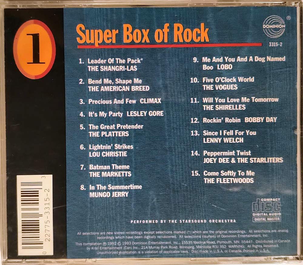 Various Artists - Super Box of Rock, Vol 1 - Amazon.com Music