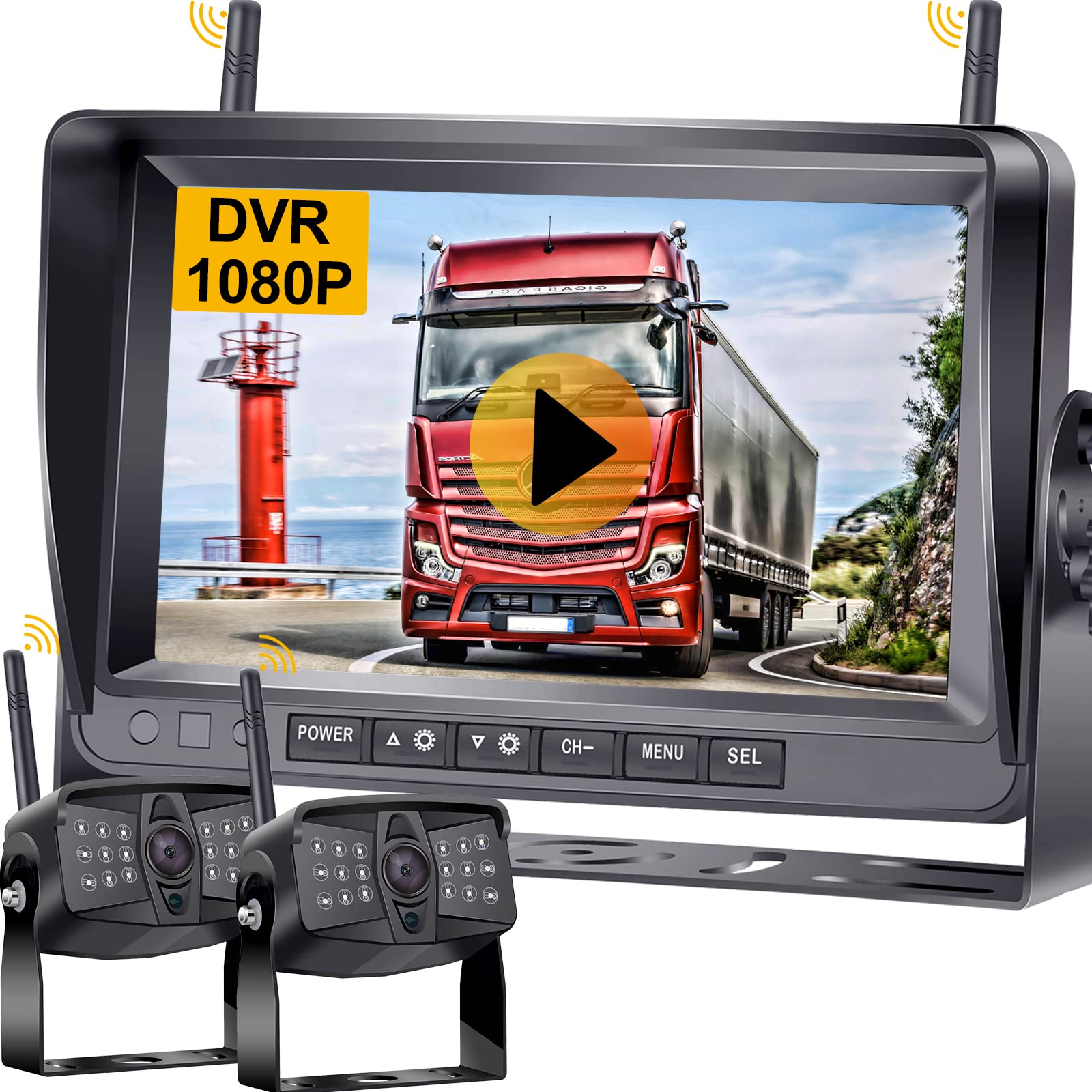 Mua MJXD Wireless Backup Camera, Wireless Back Up Monitor, Rear Camera ...