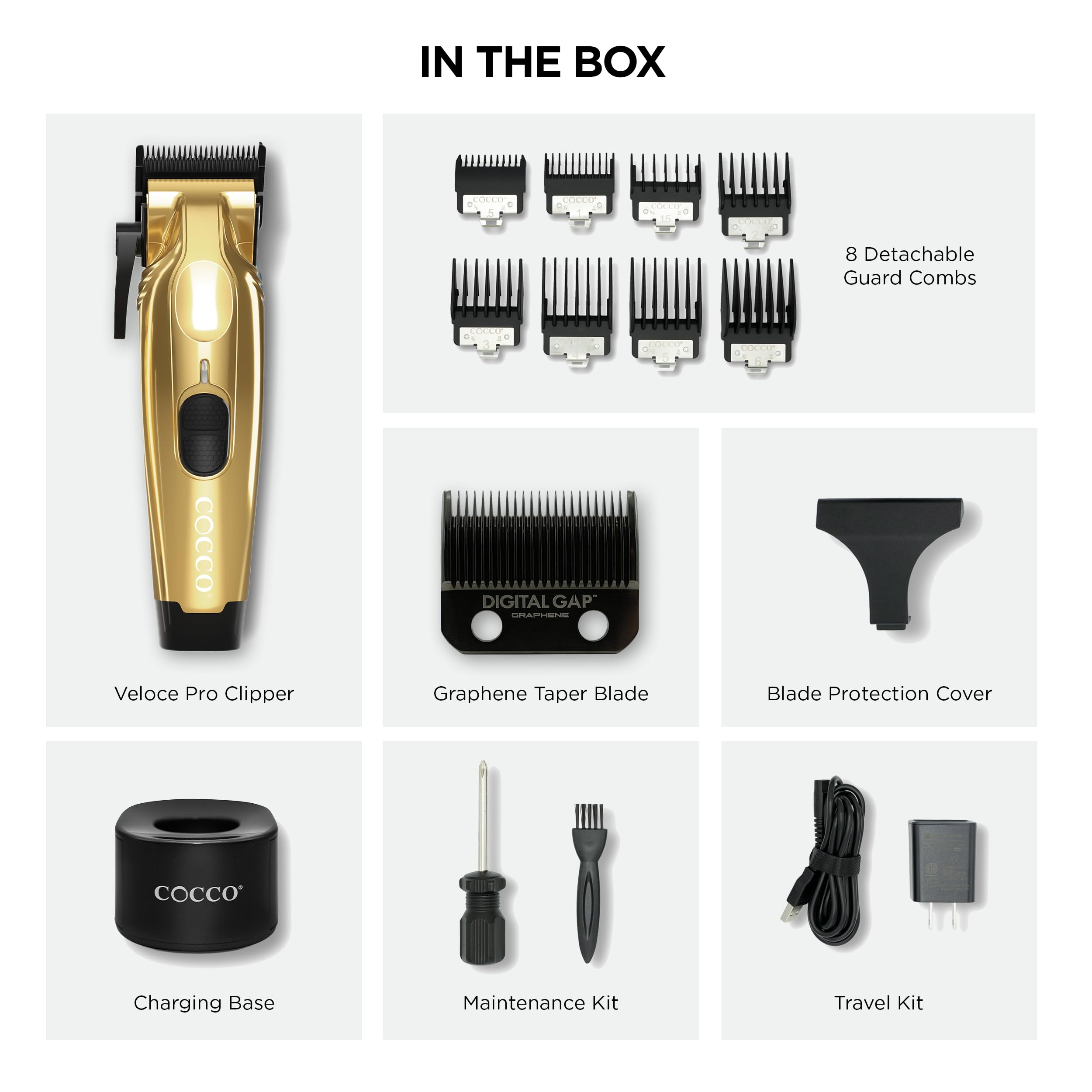 Mua Cocco Veloce Pro Clipper, Digital Gap Ambassador Graphene Taper ...