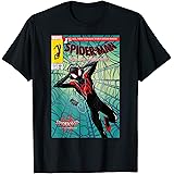 Amazon.com: Marvel Spider-Man Into the Spider-Verse Red Icon T-Shirt ...