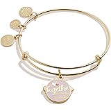 Amazon.com: Alex and Ani Women's Color Infusion Mermaid Charm Bangle Bracelet, Rafaelian Silver ...