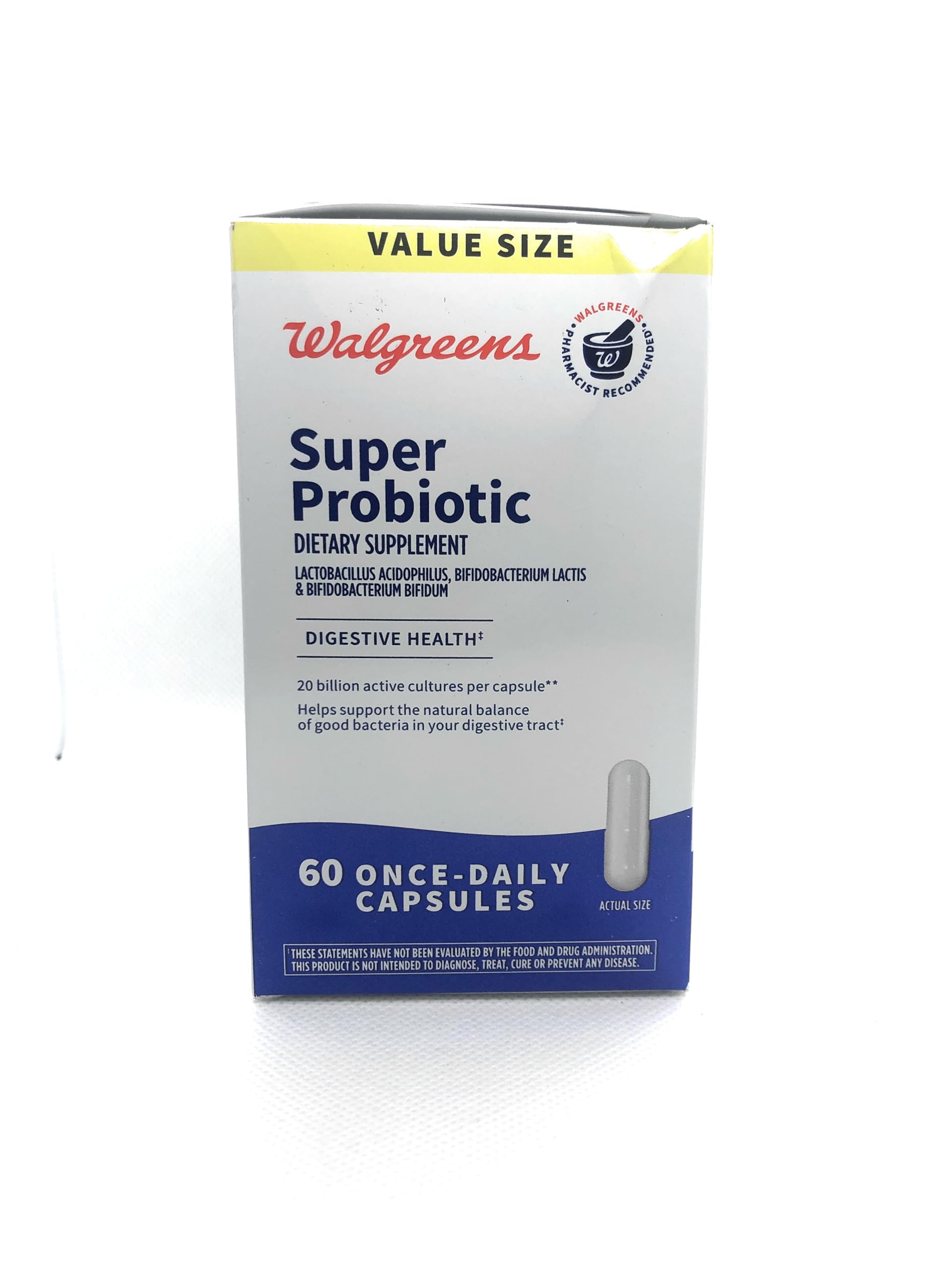 Mua ATAZUA Walgreens Super Probiotic Digestive Support Capsules 60 ea ...