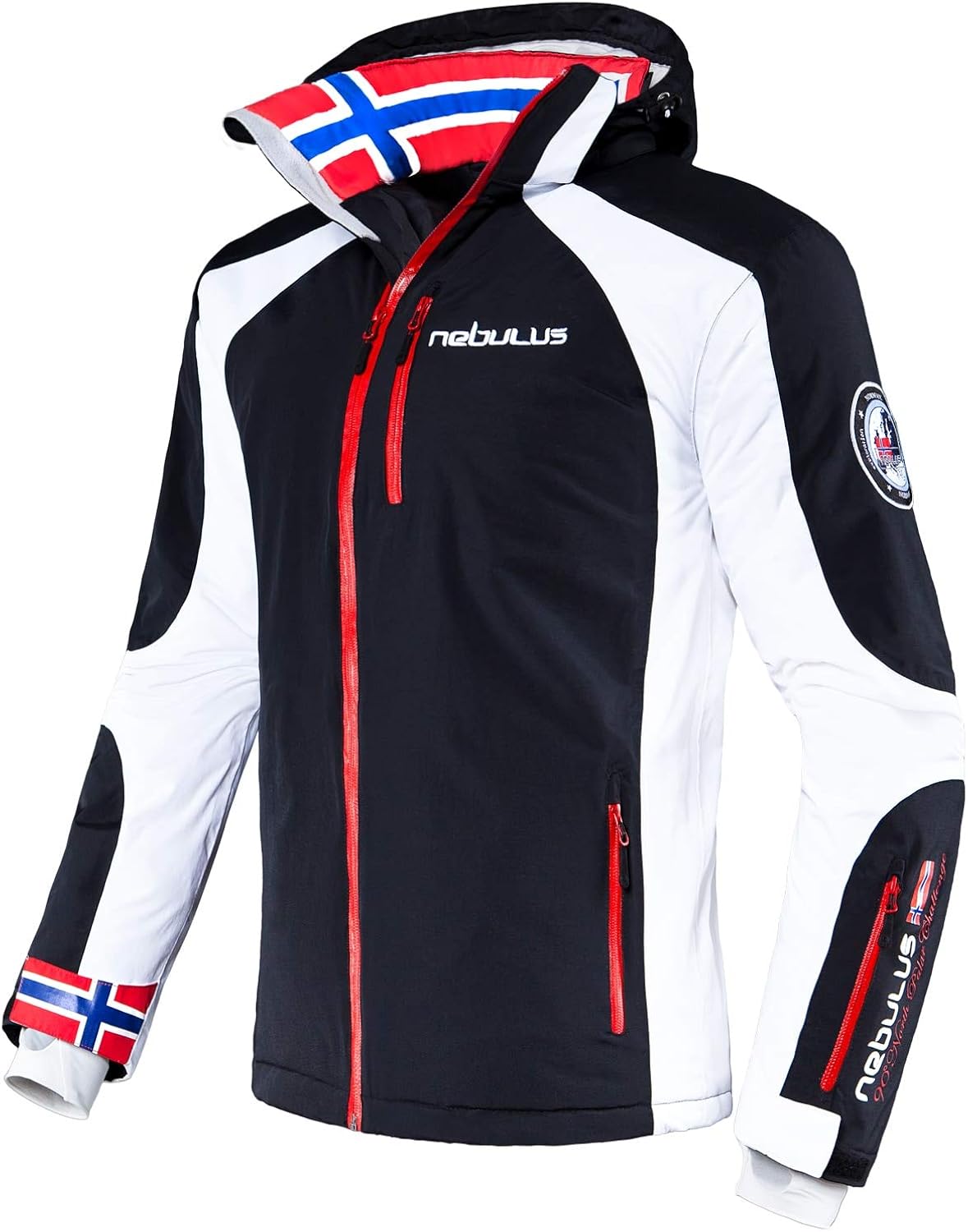 Nebulus Men Ski Jacket Davos - Black, XXXL: Amazon.co.uk: Clothing