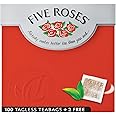 Amazon.com : Five Roses Tea, 102 Tagless Teabags : Black Teas : Grocery ...