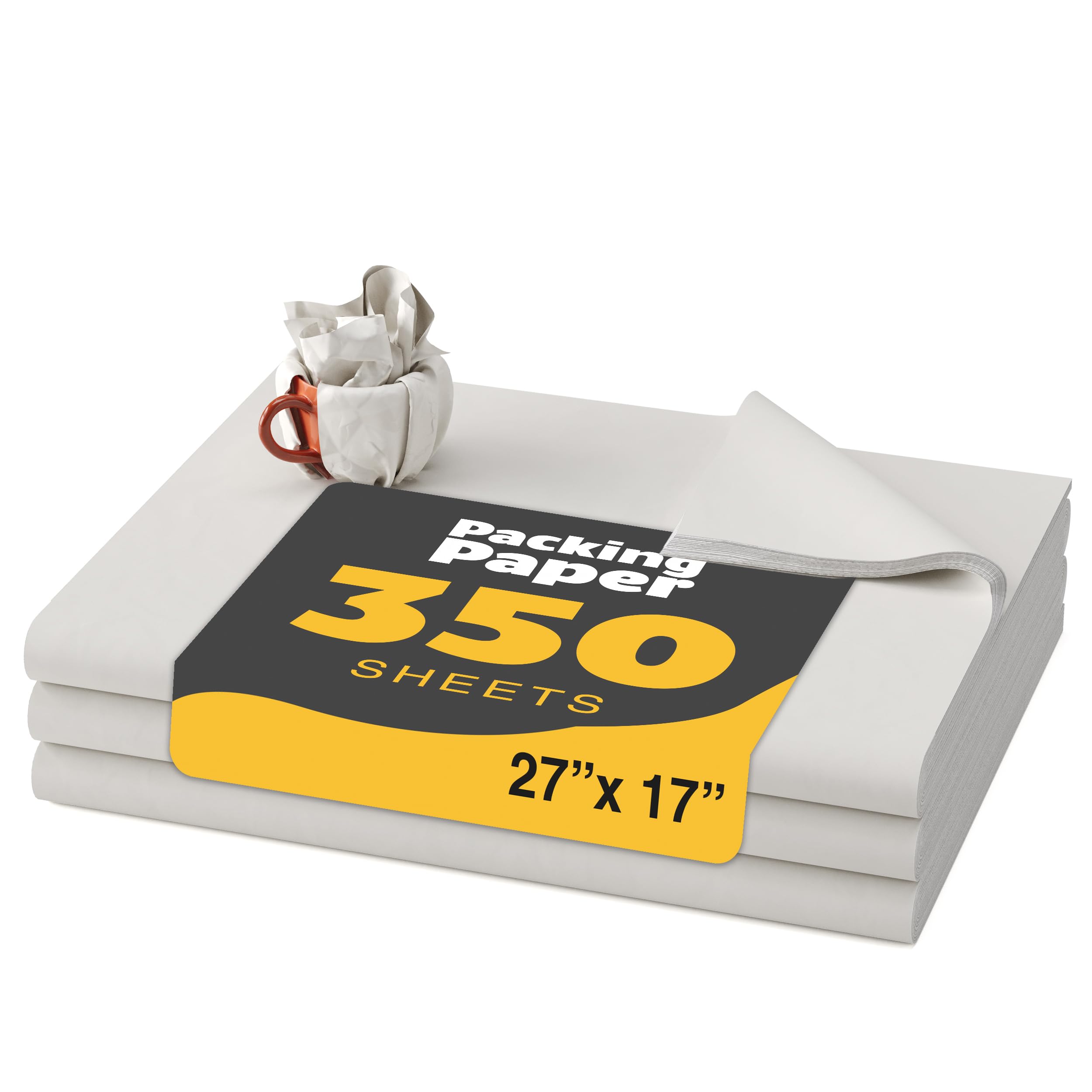 Crown Display Moving Packing Sheets - 350 Newsprint Packing Paper, 27 ...