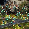Amazon.com : Christmas Outside Decorations Solar Garden Lights Outdoor ...