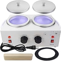 Amazon.com: 1.2L Double Wax Warmer Machine Wax Pot for Hair Removal, Professional Electric Wax ...