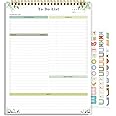 Amazon.com : To Do List Notepad Undated, Daily To Do List Notebook (8.5"x 11") Spiral Daily Task ...
