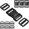 Amazon.com: HISUNTEC Buckles for 1-1/4" Straps: 4 set Side Release Buckle and 8 pcs Tri-Glide ...