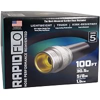 Amazon.com : Rapid Flo Light Weight Tough Kink-Resistant Garden Hose 5/ ...