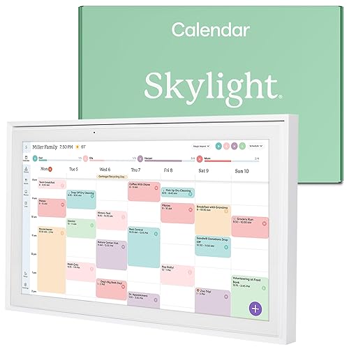 Skylight Calendar: 15-inch Wall Planner Digital Calendar & Chore Chart ...
