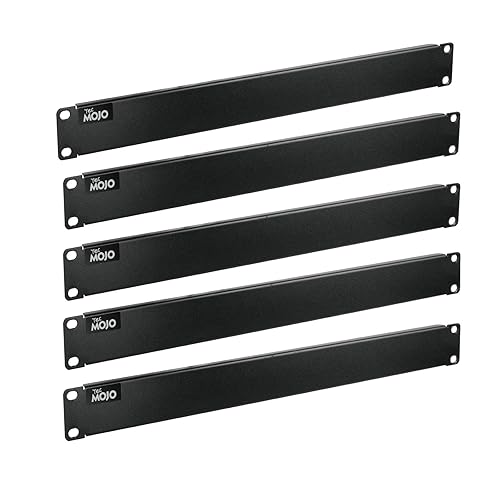 Tecmojo 1U Blank Panel, Solid Rack Blank Panel, Rack Mount Plate for ...