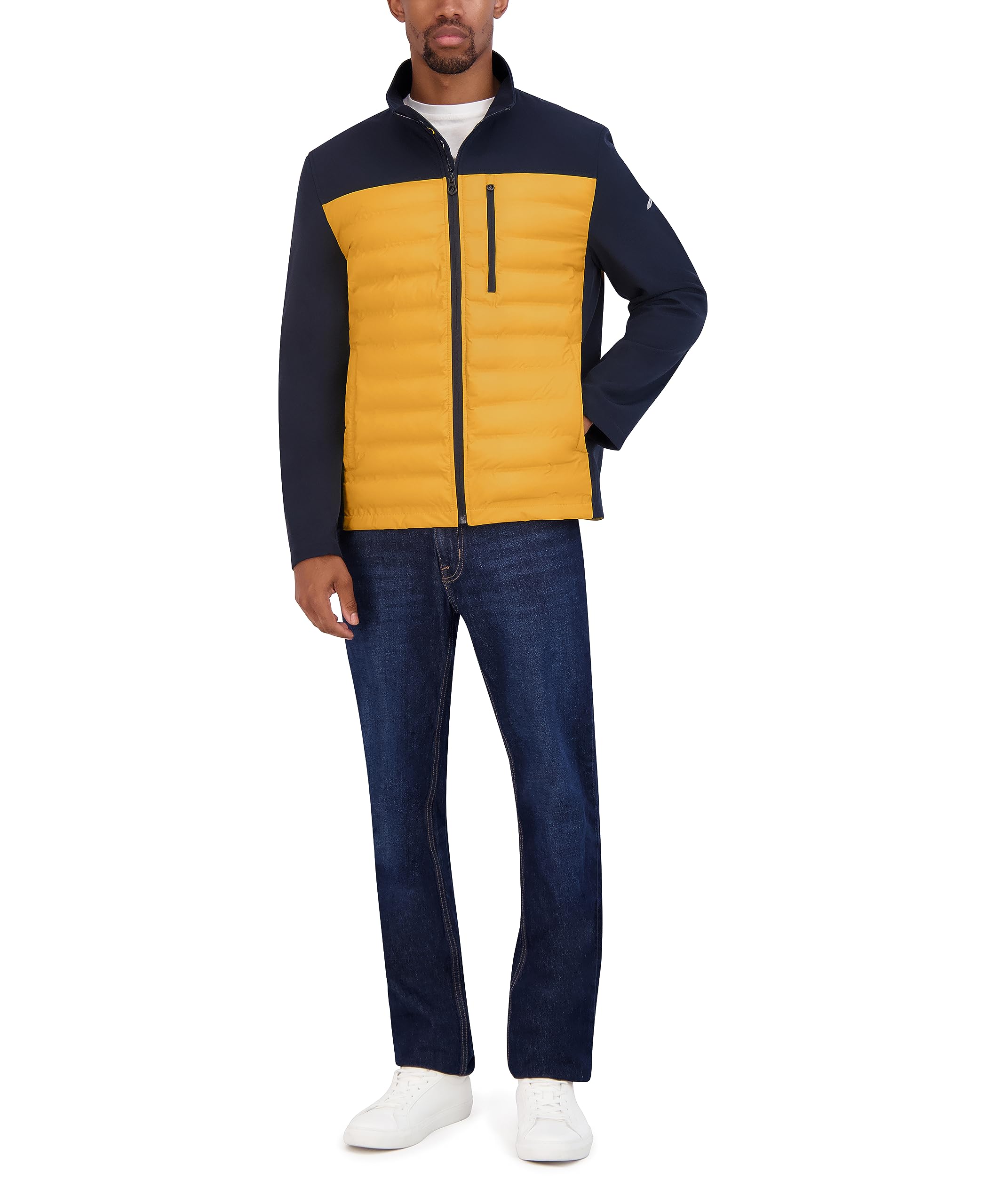 Mua Nautica Men's Tech Shell Hybrid Jacket trên Amazon Mỹ chính hãng ...