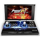 Amazon.com: RegiisJoy 30000 in 1 Portable Arcade Game Console 18-inch HD Screen Dual Players ...