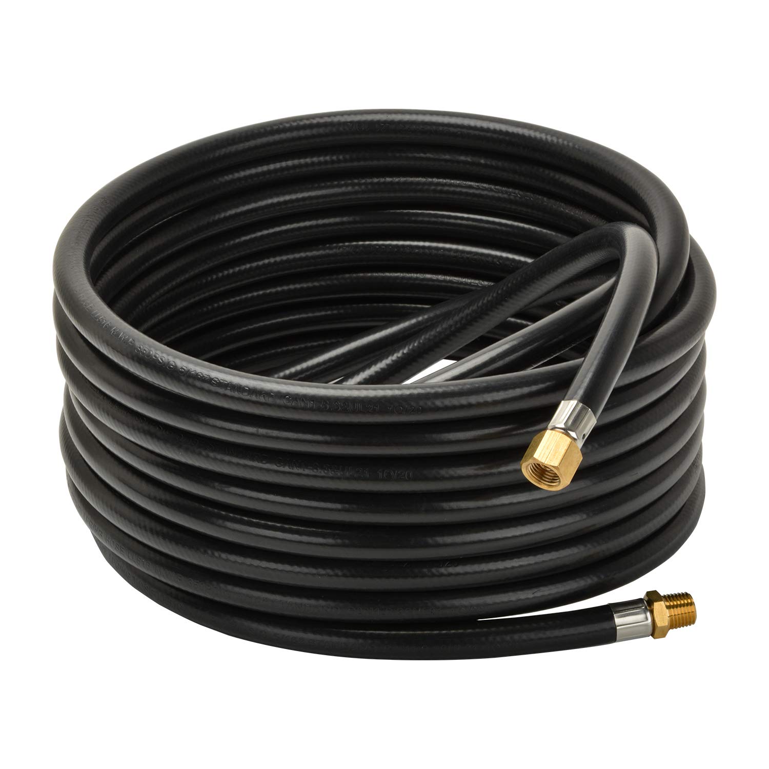only fire 25 Ft Extension/Appliance Hose for Propane Gas, Black for ...