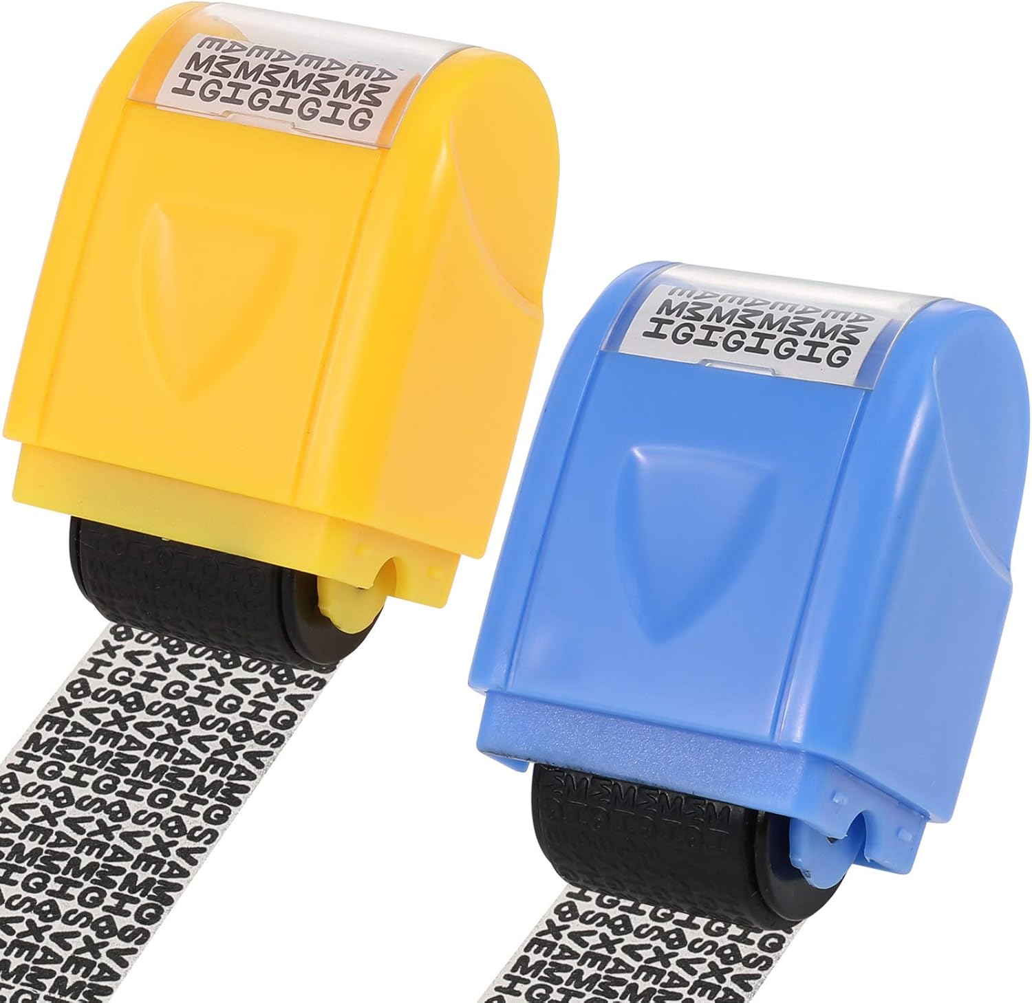 Heyu-Lotus 2 Piece ID Roll Stamp Kits Identity Theft Prevention ...