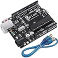 Amazon.com: Gelek UNO R3 Microcontroller Board Compatible with Arduino Uno R3, ATmega328P and ...