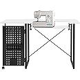 Amazon.com: Sew Ready Pivot Swingout Storage Panel Sewing Table ...