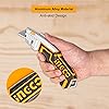 INGCO Box Cutter, Utility Knife, INGCO Pocket Knife retractable with 5 ...