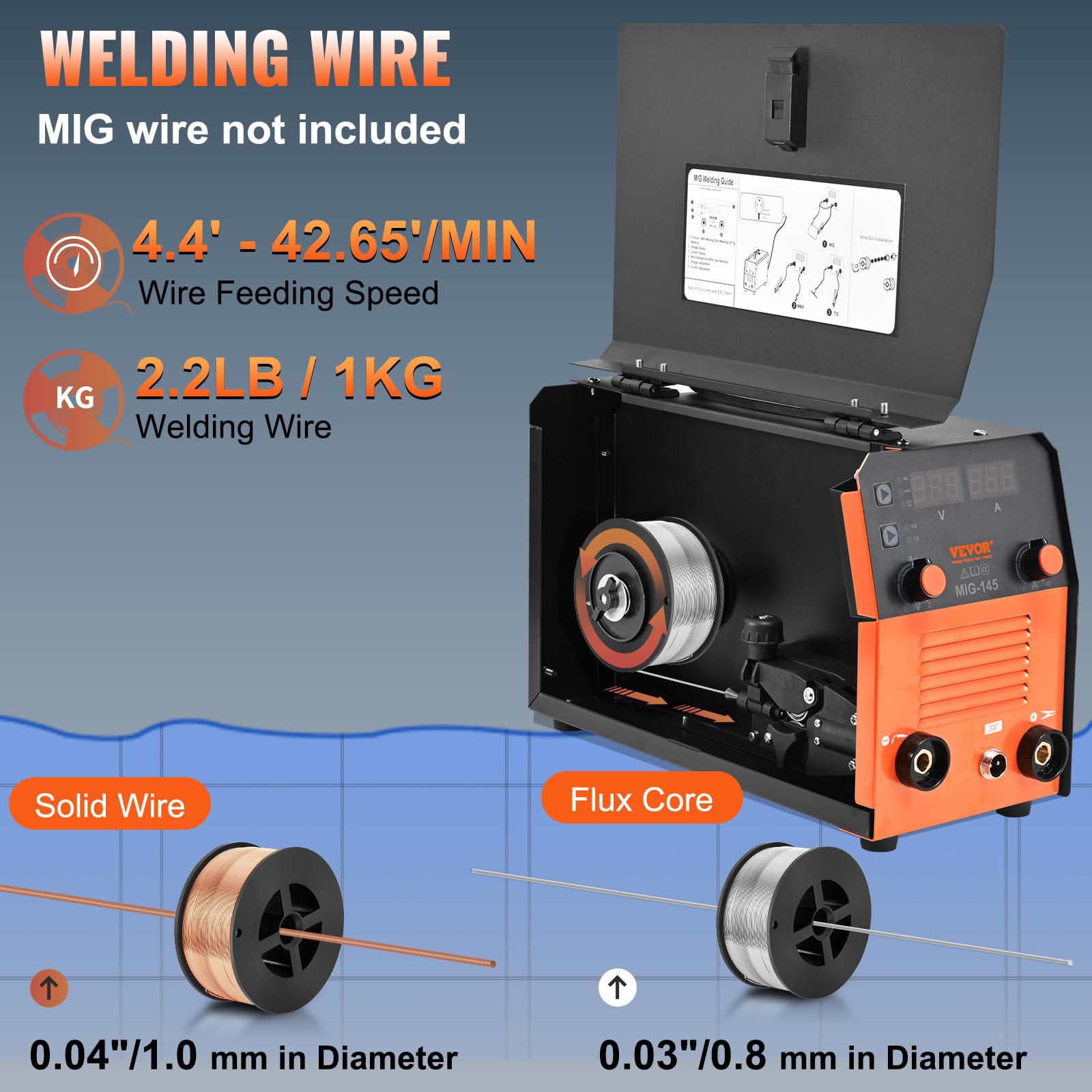 Mua 145Amp MIG Welder 3 in 1 Flux Core Welder MIG/Lift TIG/Stick ...