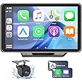 Amazon.com: Gegaibe Wireless Car Stereo with Apple CarPlay/Android Auto, Portable Touch Screen ...
