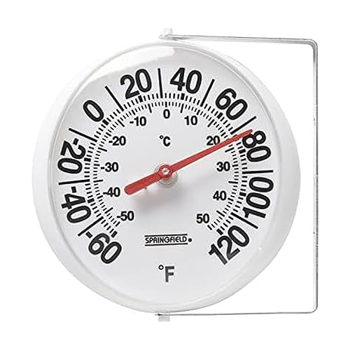 Springfield Big and Bold Thermometer with Mounting Bracket, Indoor ...